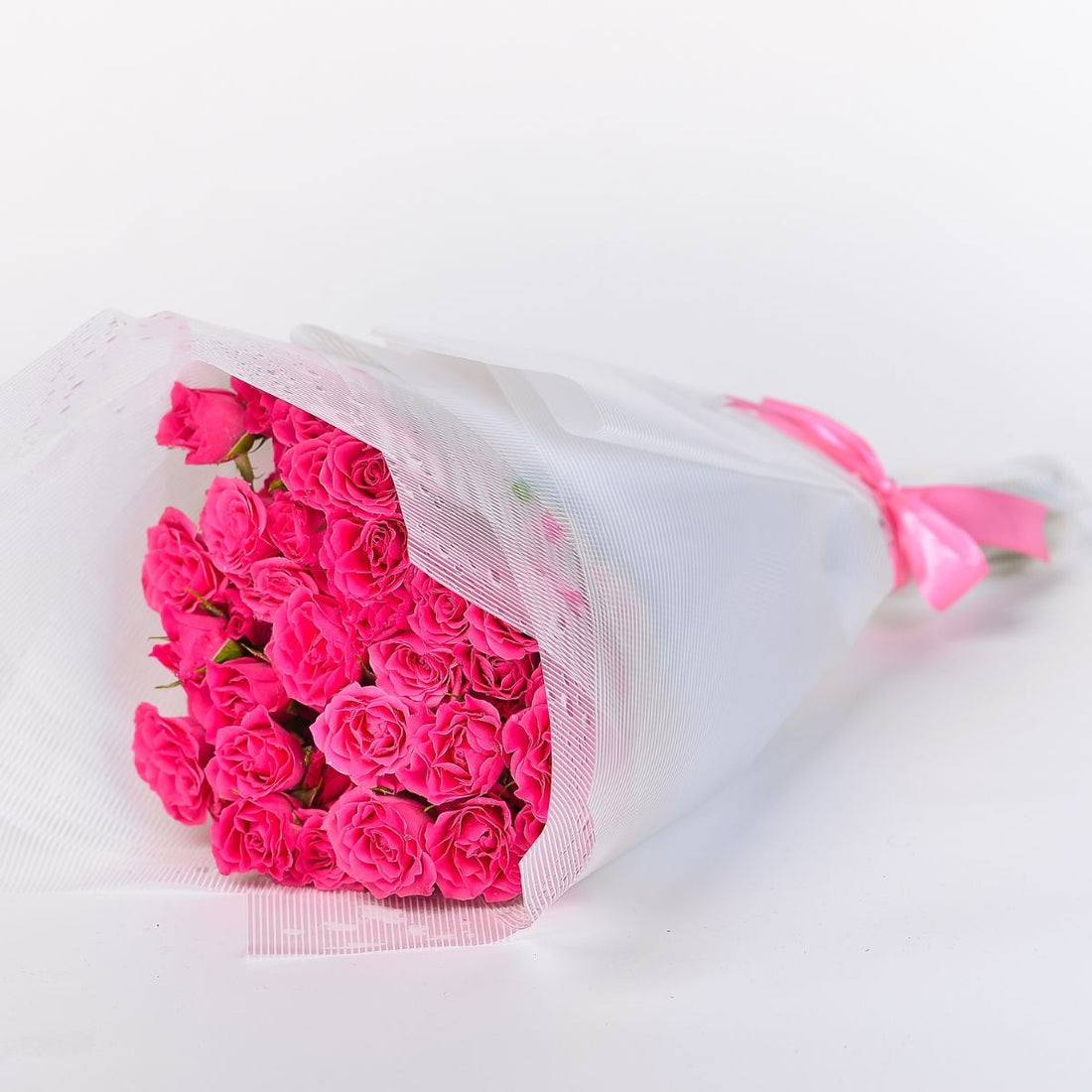 Dark Pink Baby Roses Bouquet | FloraKuwait.com