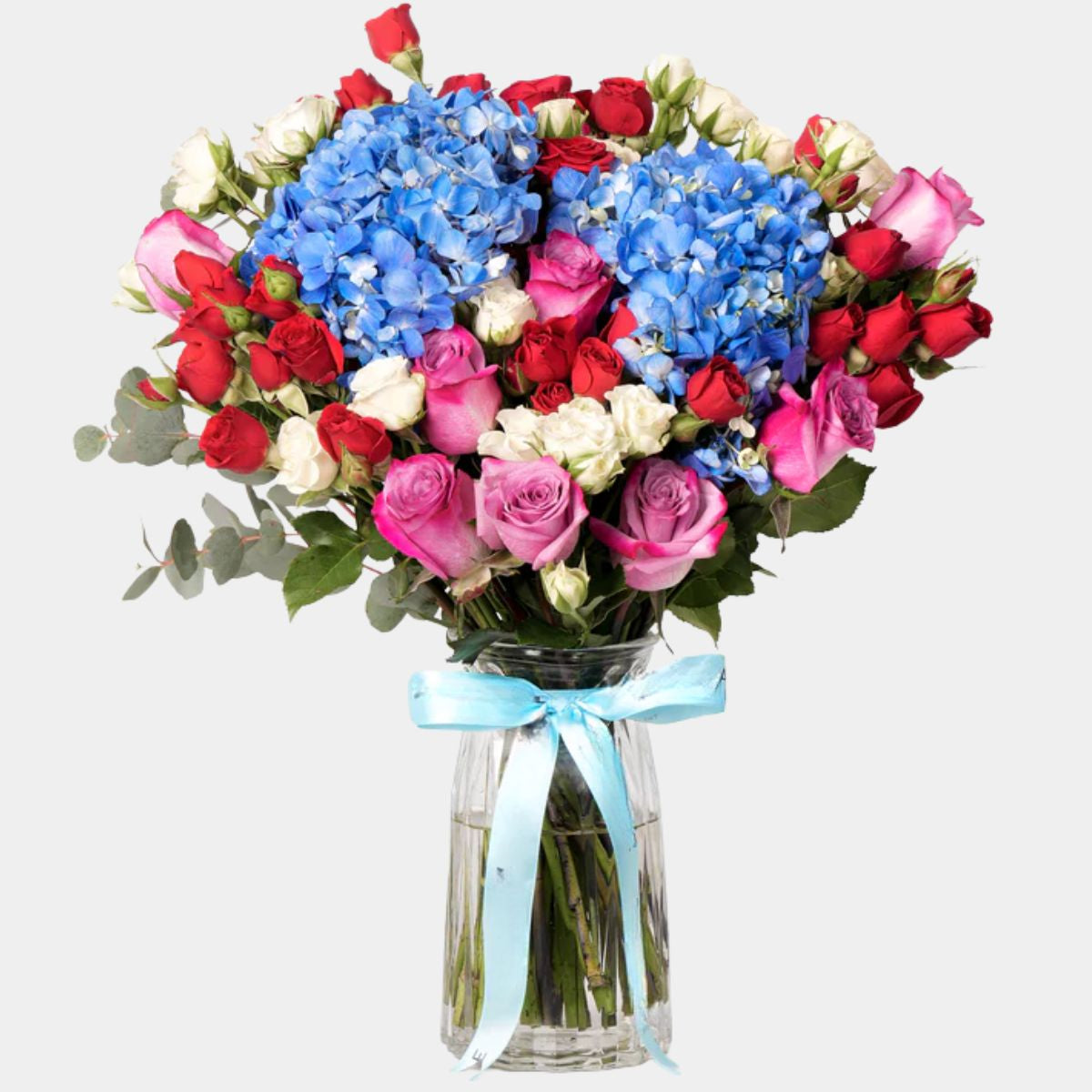 Flora Blue Vase | FloraKuwait.com