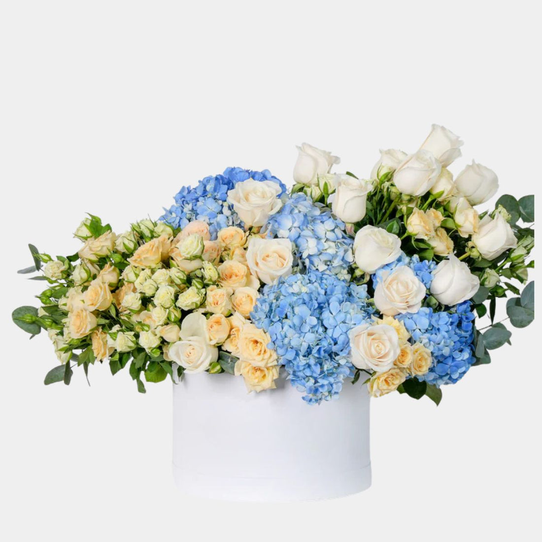 Flora Pastel Flower Box | FloraKuwait.com