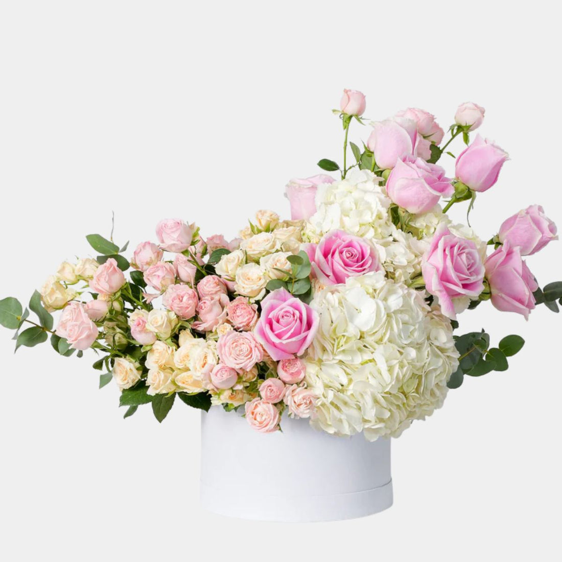 Flora White Flower Box | FloraKuwait.com