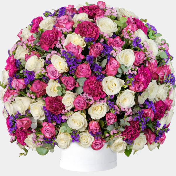 Luxury Purple Flower Box | FloraKuwait.com