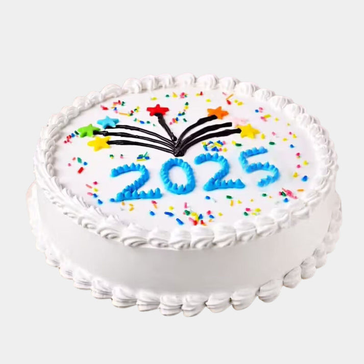 Starry 2025 Cake | FloraKuwait.com